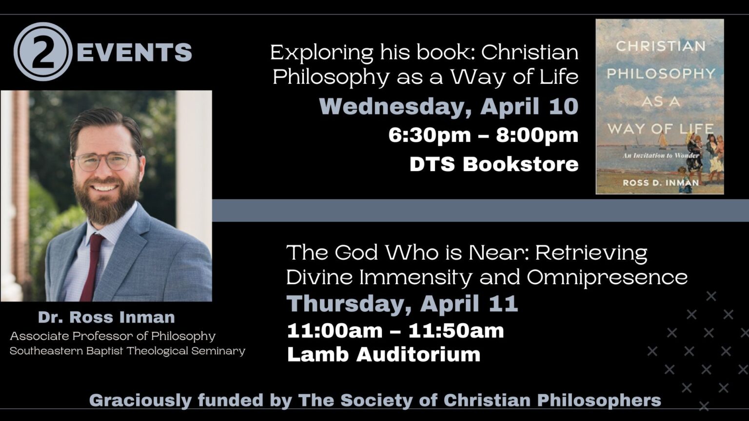 Dr. Ross Inman Lectureship: Lecture - Dallas Theological Seminary
